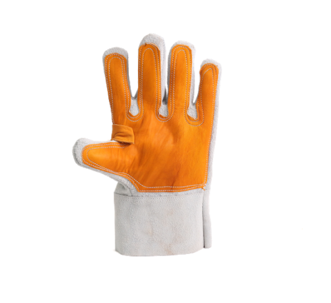 Guantes de cuero cromo reforzado - EPP- EC | Equipos de Proteccion Personal